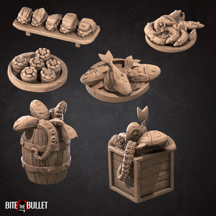 3D Printable August 2021 Release - Bullet Town Crew Pt.1 by Bite the Bullet