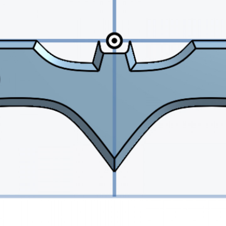 3D Printable Batarang by Jenson Taylor