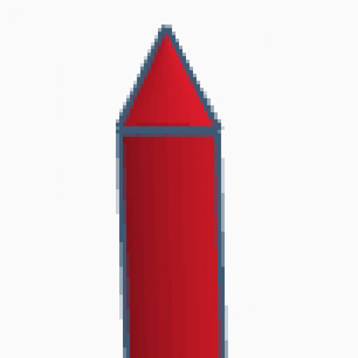 3D Printable firework rocket by Caleb Spurling