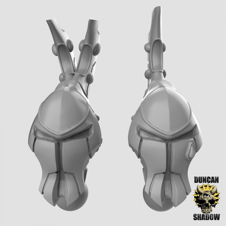 3D Printable Titan Head options by Duncan Shadow