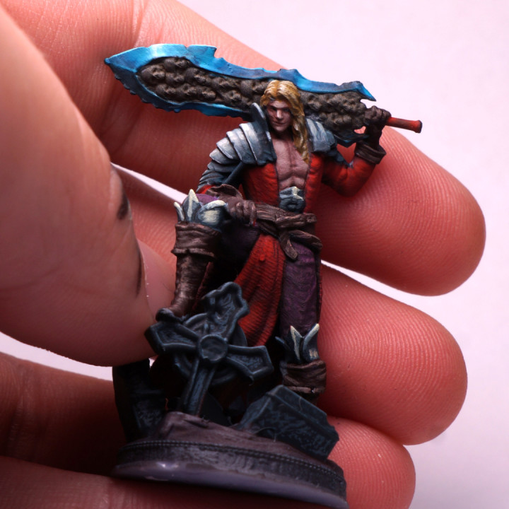 3D Print of Vampire Swordsman - Almenhier by painted_squid