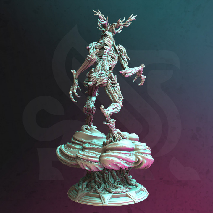 3D Printable Corrupted Forest Spirit - The Nightwalker by DM Stash