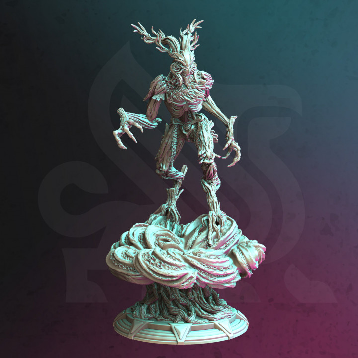 3D Printable Corrupted Forest Spirit - The Nightwalker by DM Stash