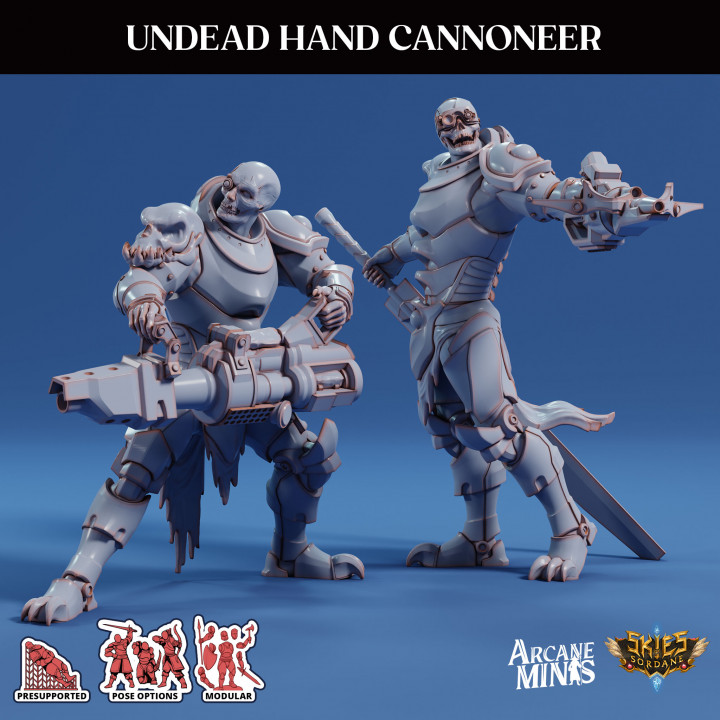 3D Printable Undead Crew - Pack by Sordane Publishing