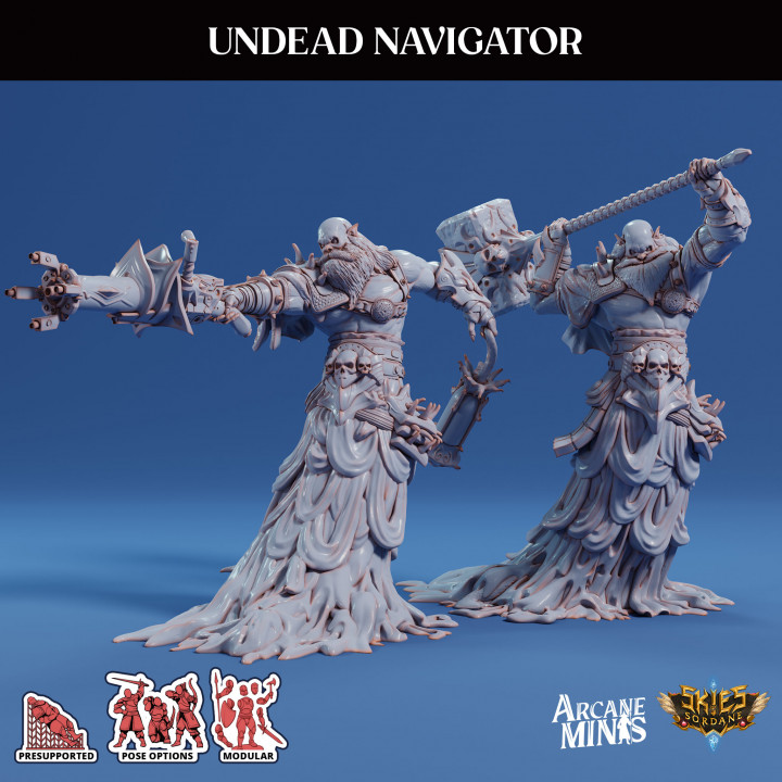 3D Printable Undead Crew - Pack by Sordane Publishing