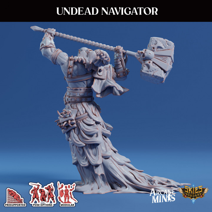 3D Printable Undead Crew - Pack by Sordane Publishing