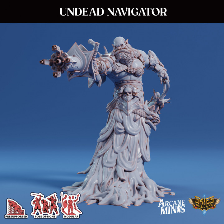3D Printable Undead Crew - Pack by Sordane Publishing