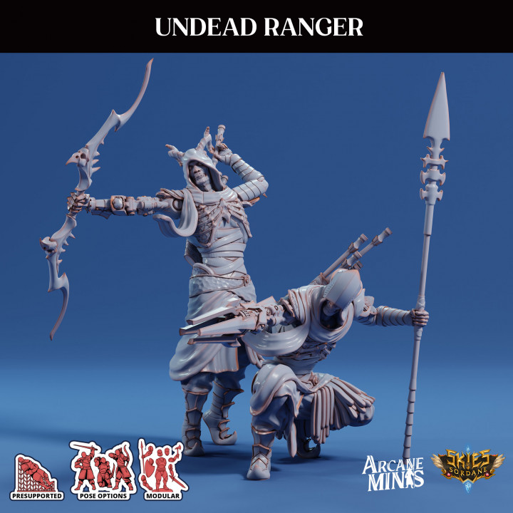 3D Printable Undead Crew - Pack by Sordane Publishing