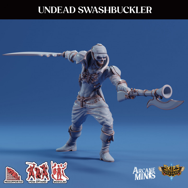 3D Printable Undead Crew - Pack by Sordane Publishing