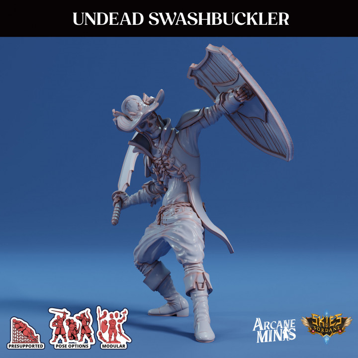 3D Printable Undead Crew - Pack by Sordane Publishing