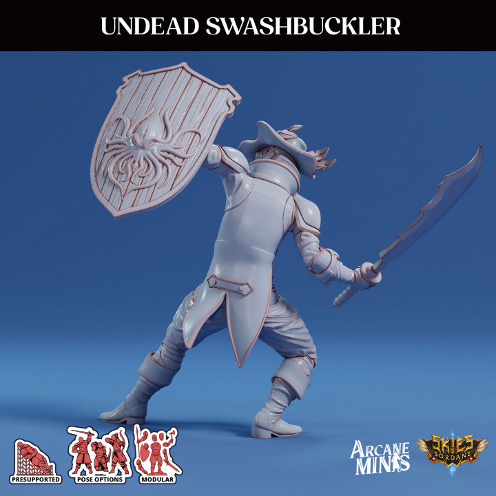 3D Printable Undead Crew - Pack by Sordane Publishing