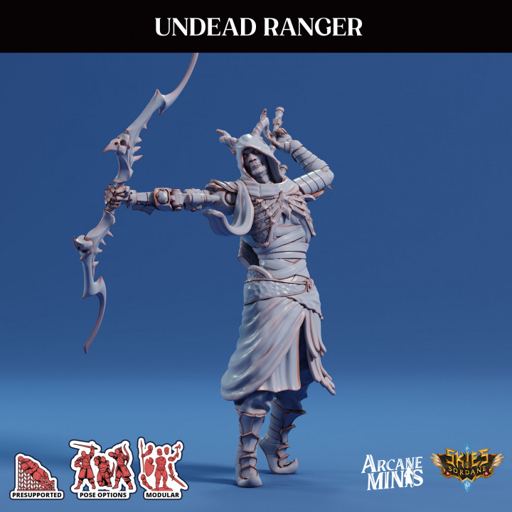 3D Printable Undead Ranger by Sordane Publishing