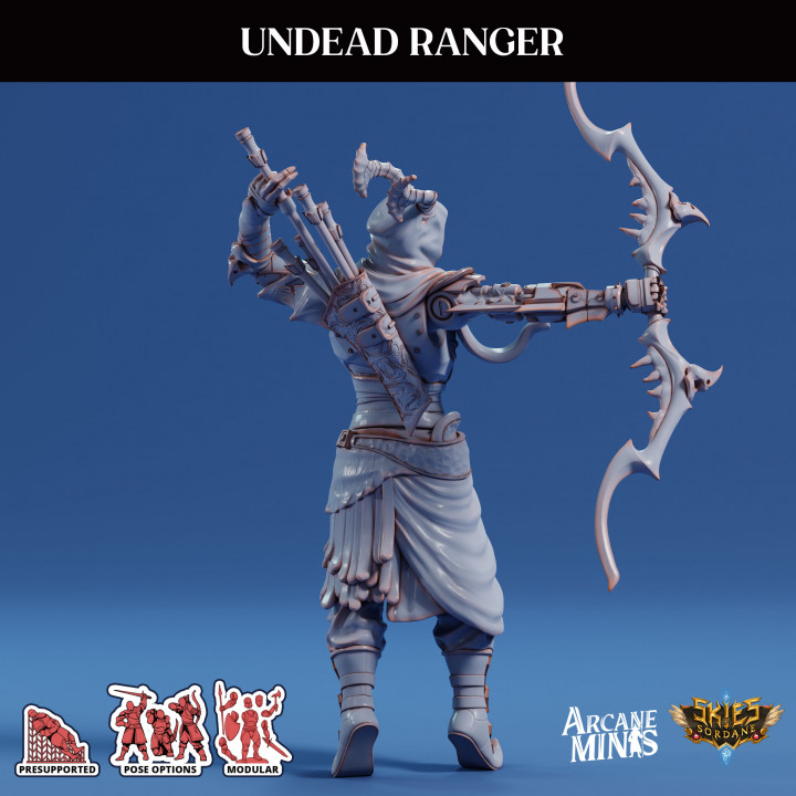 3D Printable Undead Ranger by Sordane Publishing