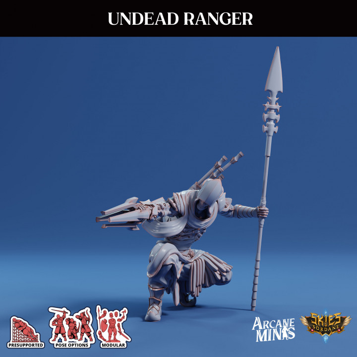 3D Printable Undead Ranger by Sordane Publishing