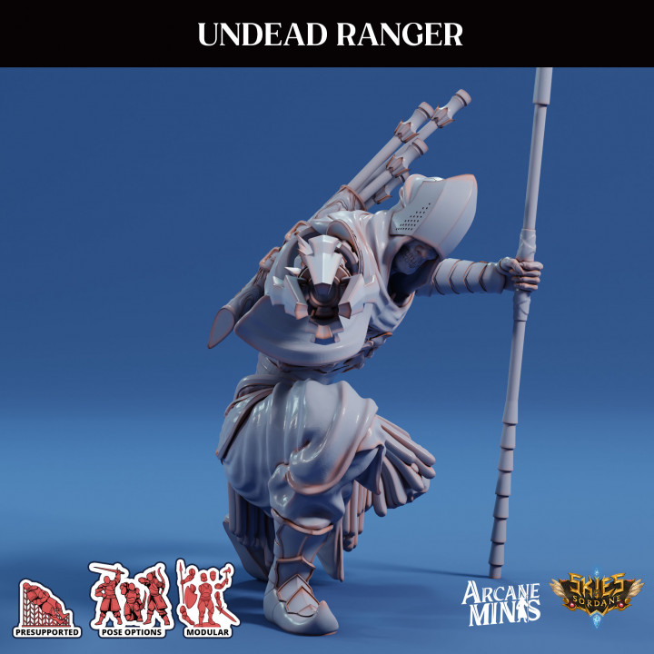 3D Printable Undead Ranger by Sordane Publishing