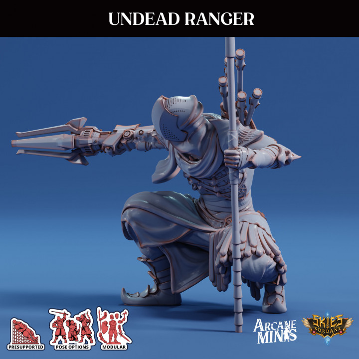 3D Printable Undead Ranger by Sordane Publishing