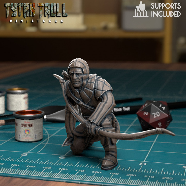 3D Printable City Guard Bundle [Pre-Supported] 1 by TytanTroll Miniatures