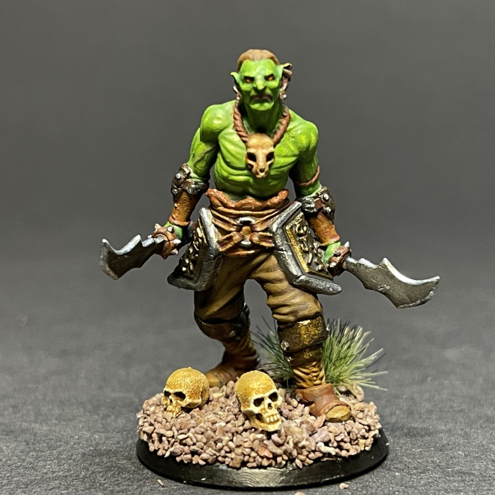 3D Print of Serious Goblin by Amon Ra