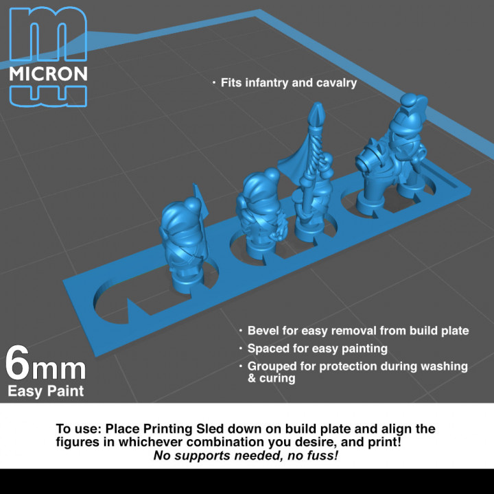 3D Printable British Battalion: Highlanders by Micron Miniatures