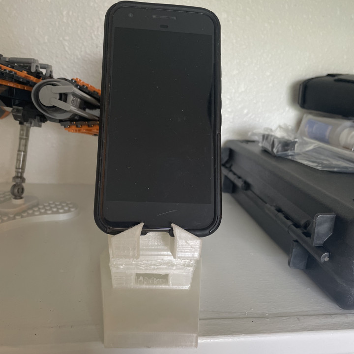 3D Printable Coffin Phone Stand by John lada