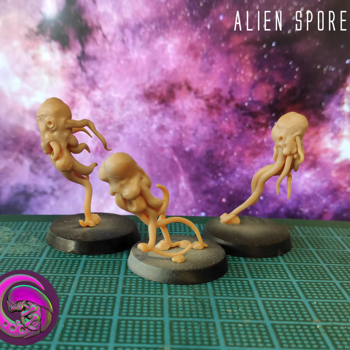 3D Printable Alien Spores by Hive Delta