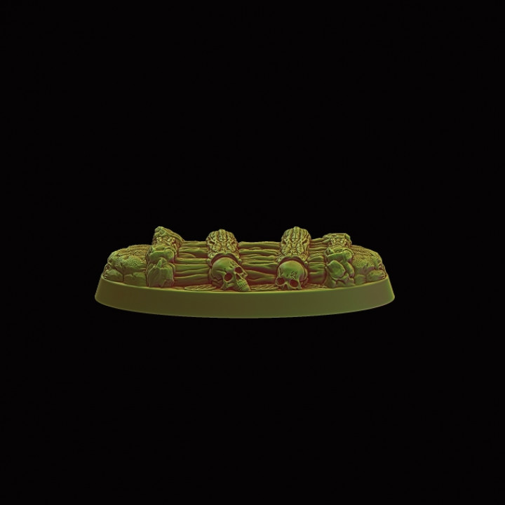 3D Printable Swamp Base Set (9 DECORATED STL FILES//6 DIFFERENT BASE ...