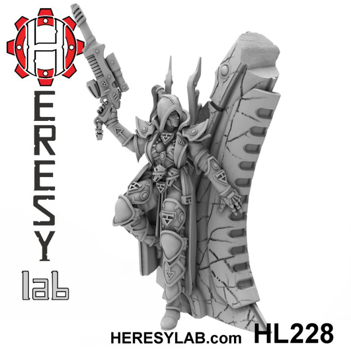 3D Printable HL228 HERESY GIRL 3.0 Decimated - Heresylab by HeresyLab