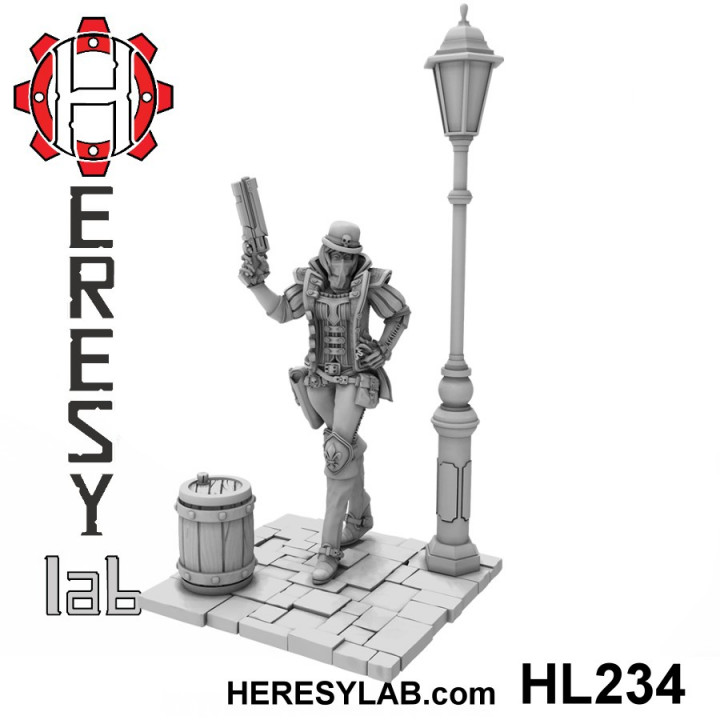 3D Printable HL234 HERESY GIRL 3.0 Decimated - Heresylab by HeresyLab