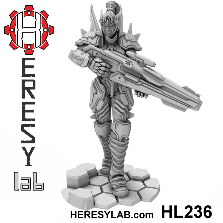 3D Printable HL236 HERESY GIRL 3.0 Decimated - Heresylab by HeresyLab