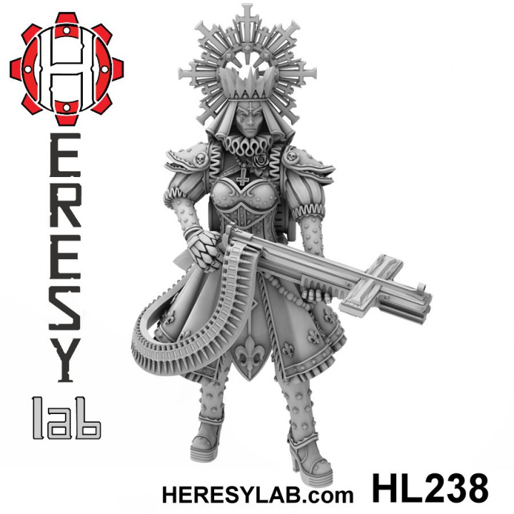 3D Printable HL238 HERESY GIRL 3.0 Decimated - Heresylab by HeresyLab