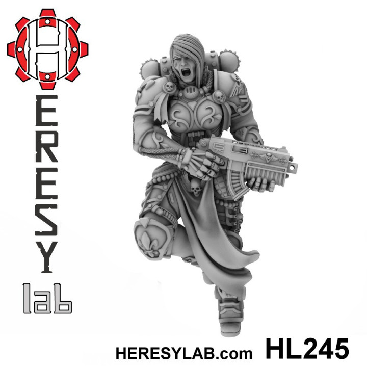3D Printable HL245 HERESY GIRL 3.0 Decimated - Heresylab by HeresyLab