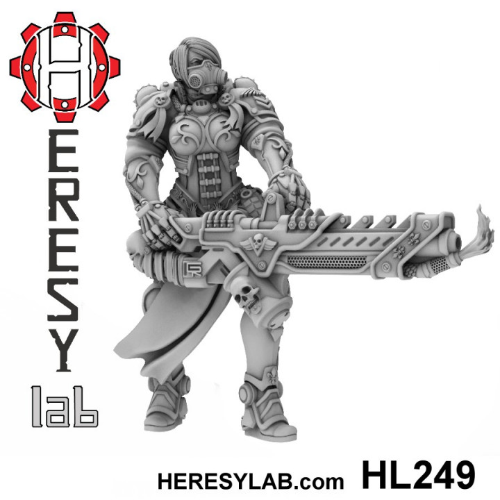 3D Printable HL249 HERESY GIRL 3.0 Decimated - Heresylab by HeresyLab