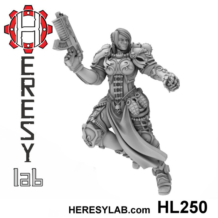 3D Printable HL250 HERESY GIRL 3.0 Decimated - Heresylab by HeresyLab