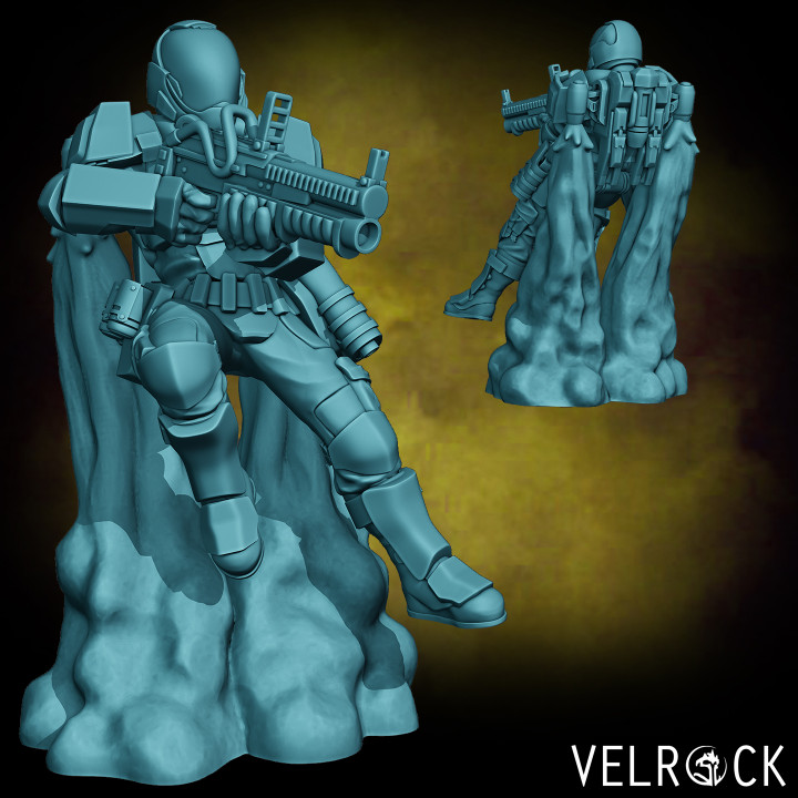 3D Printable Tempest Guardsmen Spec Ops Unit (PRESUPPORTED) by Velrock ...