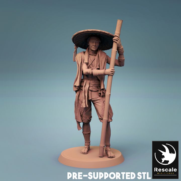 3D Printable Igorot Gang by Rescale Miniatures