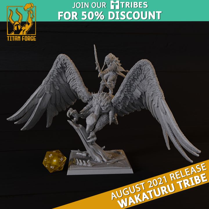 3D Printable Titan Forge Miniatures - 2021 - August - Wakaturu Tribe by ...