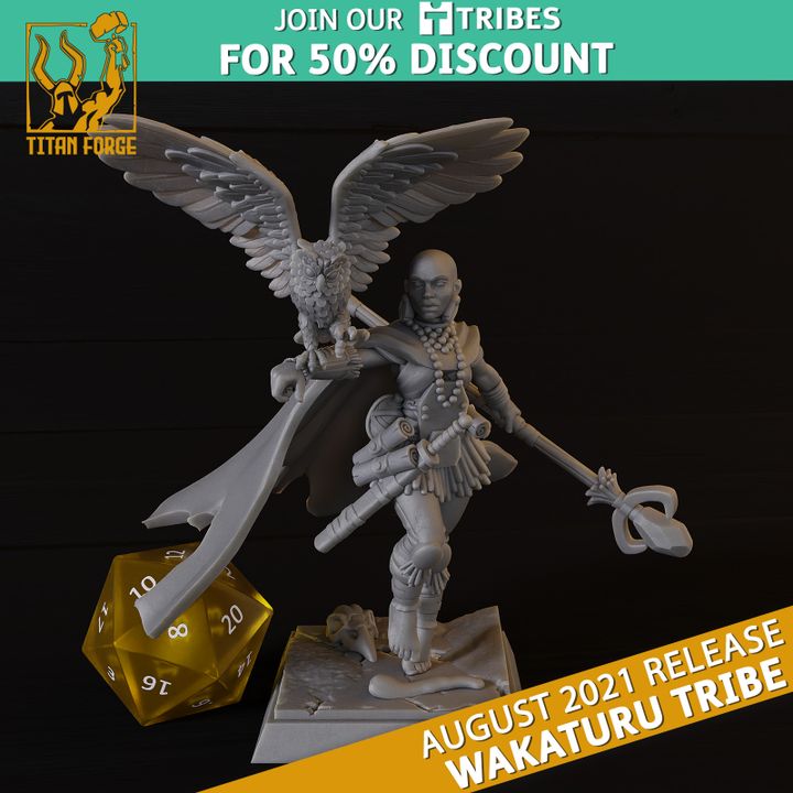 3D Printable Titan Forge Miniatures - 2021 - August - Wakaturu Tribe by ...