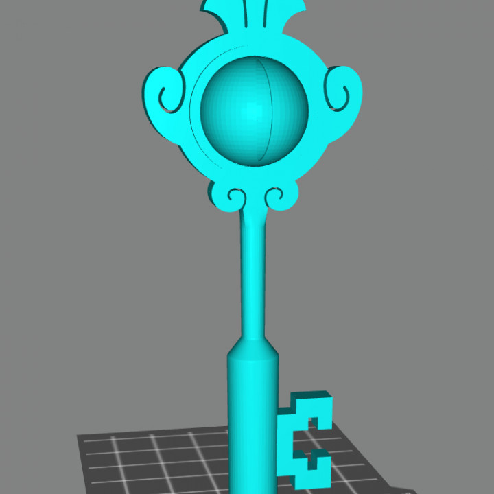 3D Printable The Owl House Portal key by Alexandra Fagan