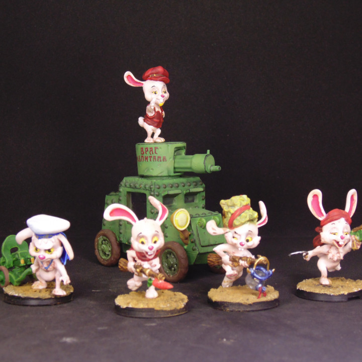 3D Printable Reb Rabs squad - 32 mm printable 3D Model Collection by ...