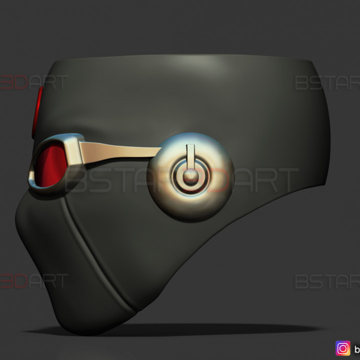 3D Printable Assassin Ultimate Mask by 3DpropsDesigns