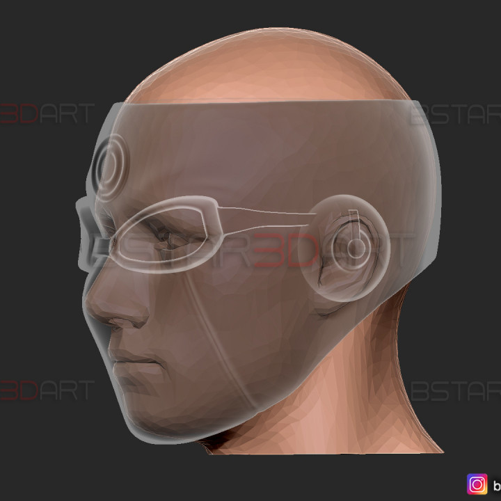 3D Printable Assassin Ultimate Mask by 3DpropsDesigns