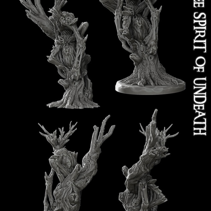 3D Printable Tree Spirit of Undeath by RocketPigGames