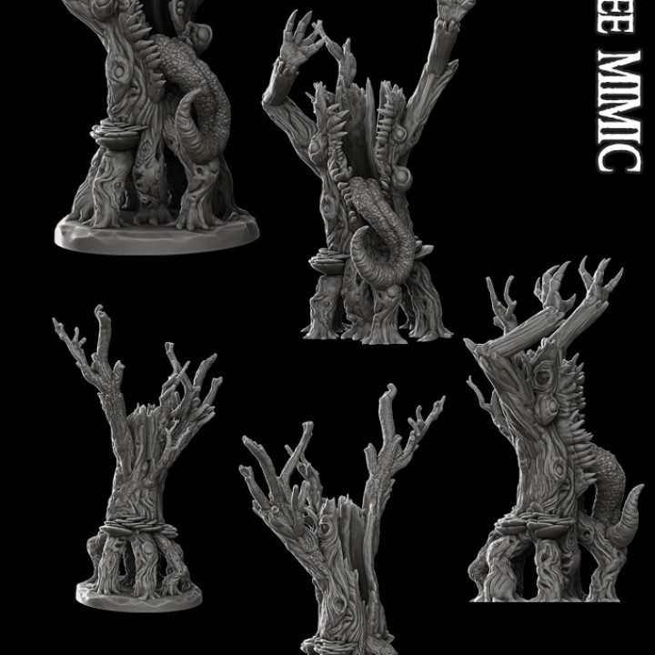 3D Printable Tree Mimic by RocketPigGames