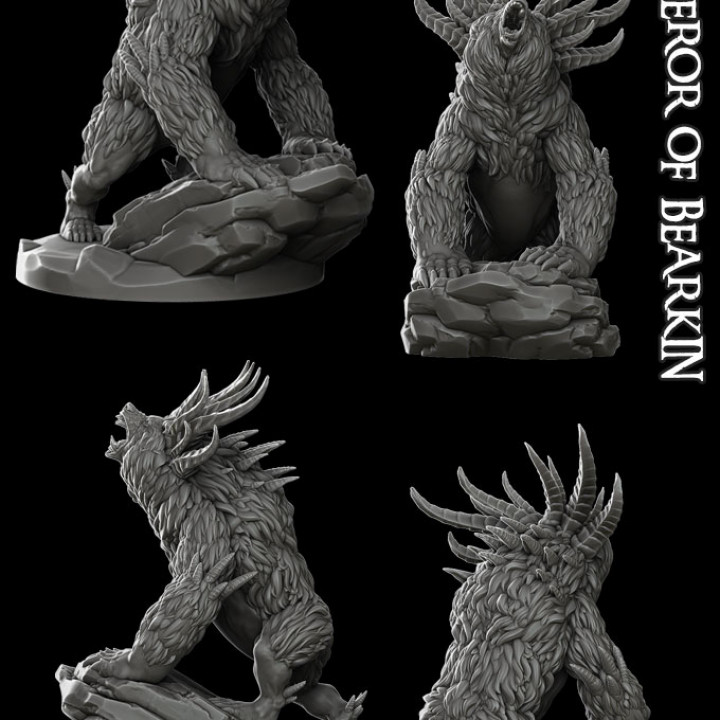 3D Printable Emperor of Bearkin by RocketPigGames