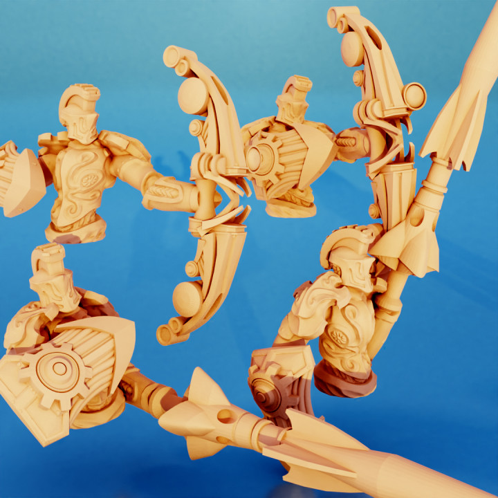 3D Printable Steamknight automata by Cult of Pickle