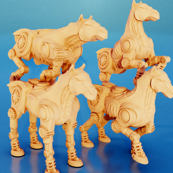 3D Printable Steamknight automata by Cult of Pickle