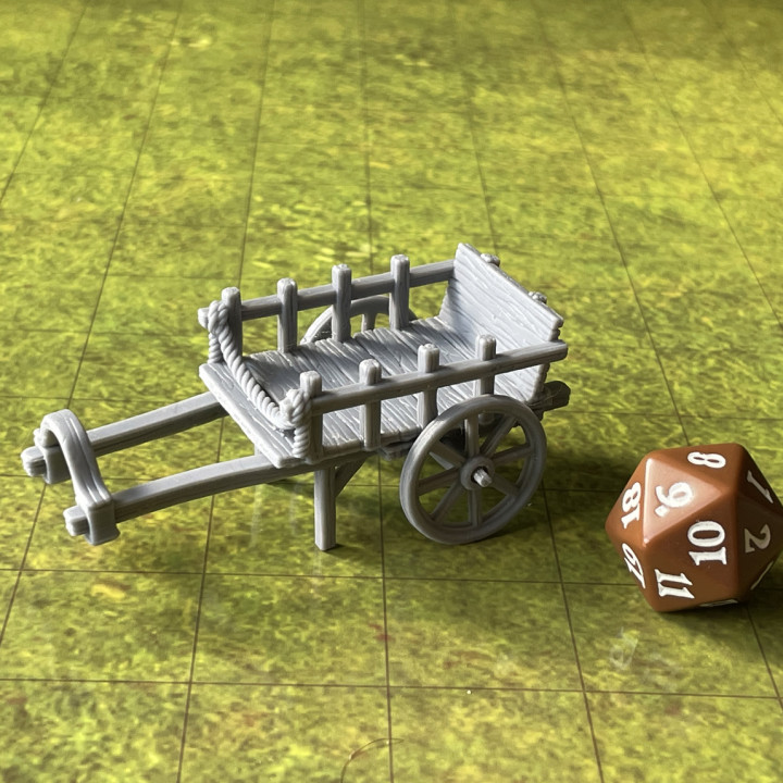 3D Printable Cart by Gracewindale Mini Scenery
