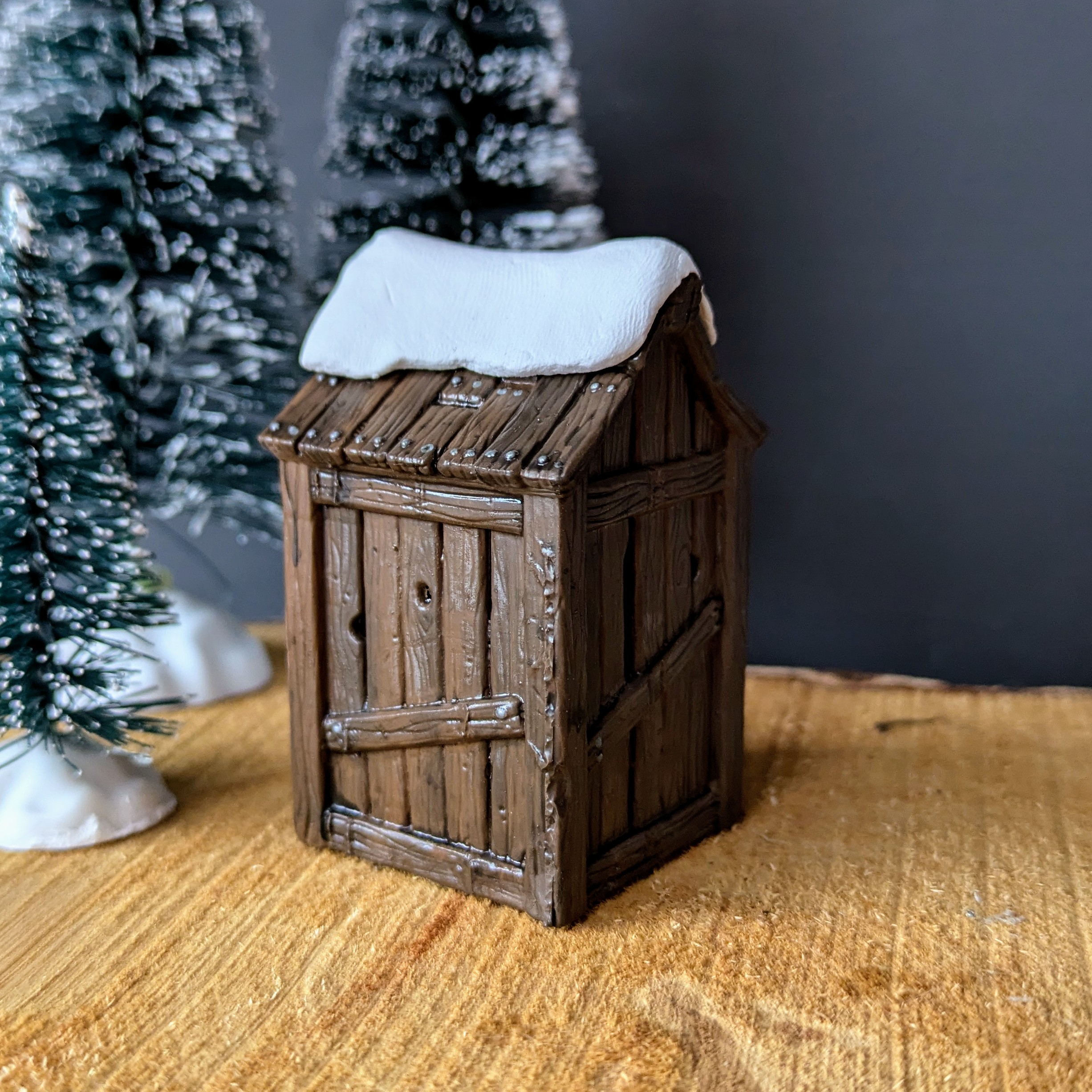 3D Printable Outhouse by Gracewindale Mini Scenery