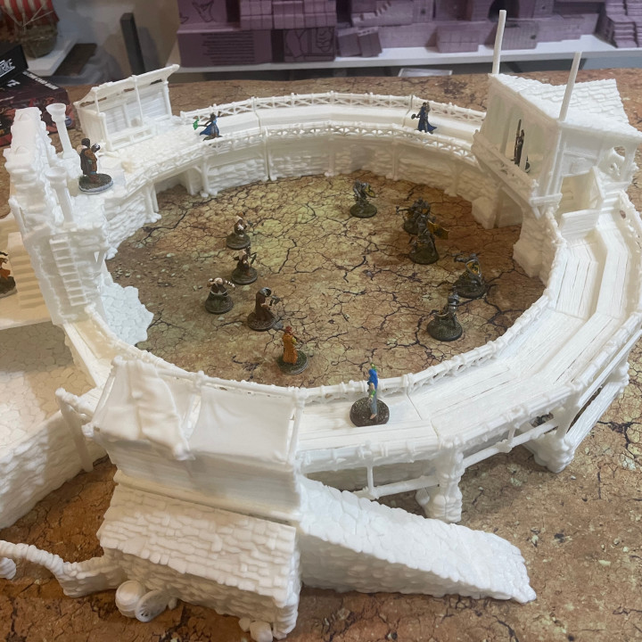 3D Print of The Fighting Pits by babyboyo1
