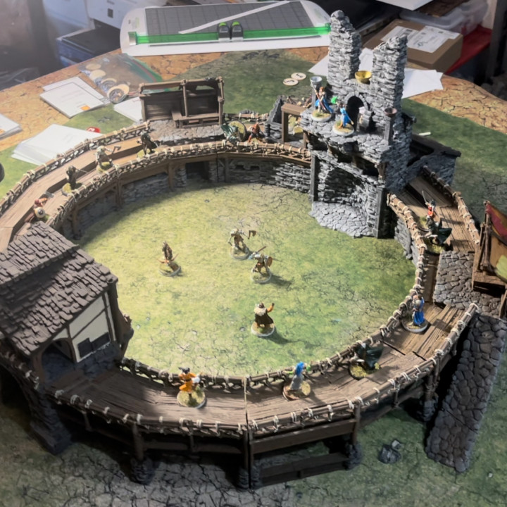 3D Print of The Fighting Pits by babyboyo1